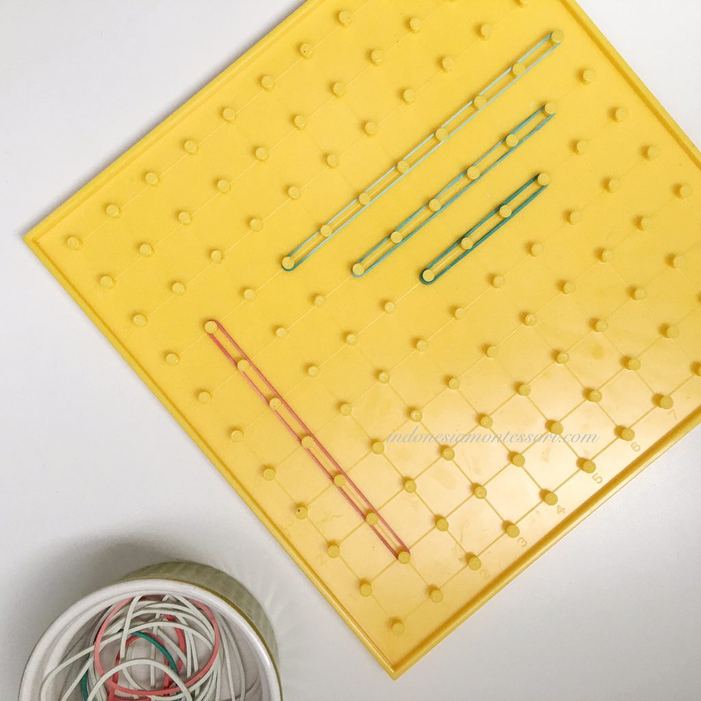 Montessori Di Rumah – Manfaat Bermain GeoBoard – IndonesiaMontessori.Com
