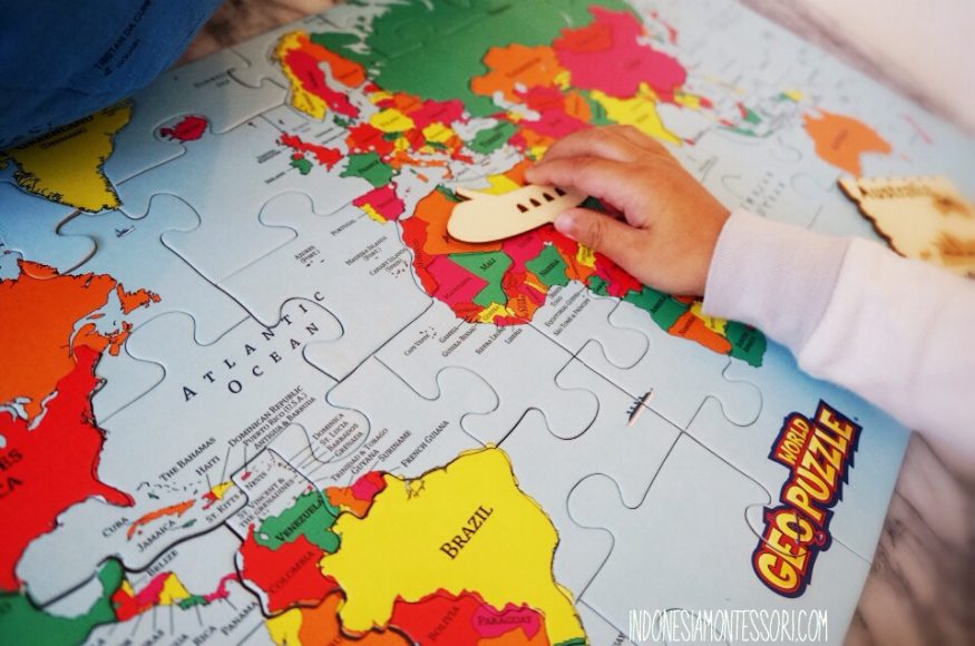 Around The World With World GeoPUZZLE & Hugg-A-Planet ...